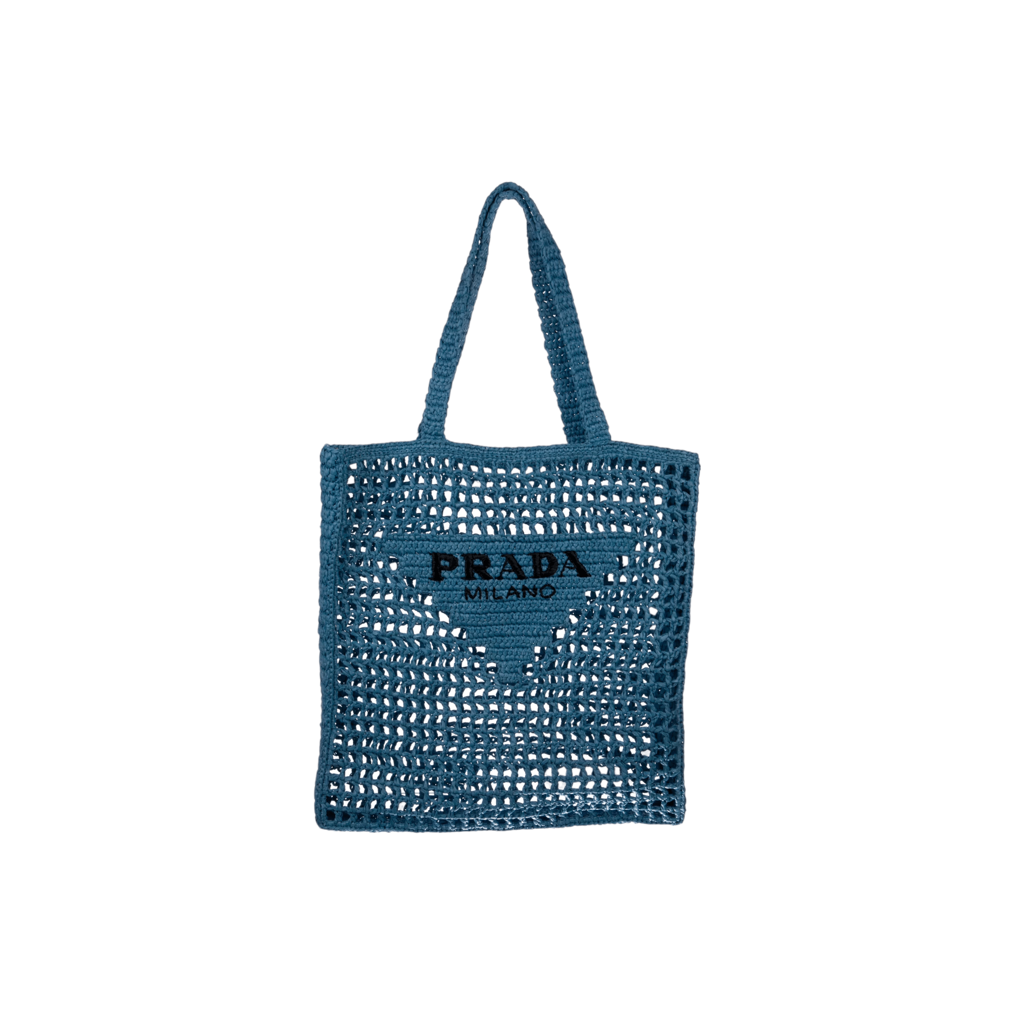 Prada Logo Rafia Tote – Revive